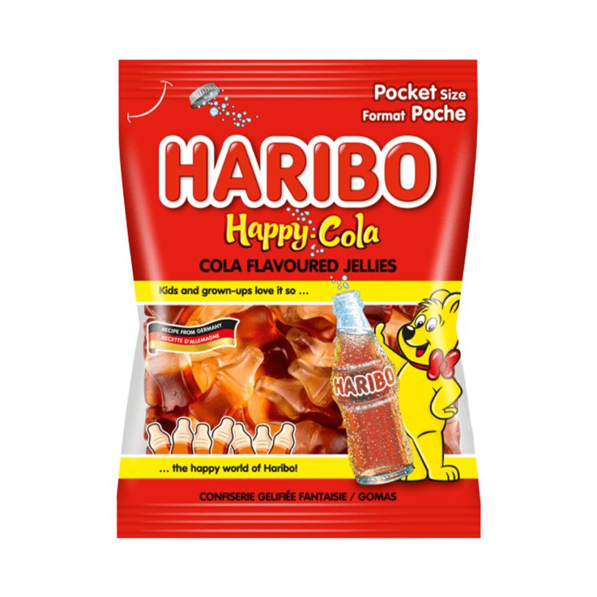 Haribo Gums 80g - Happy Cola | Sweets Online