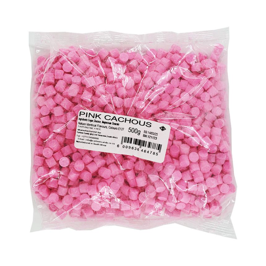 Pink Cachous 500g | Sweets Online
