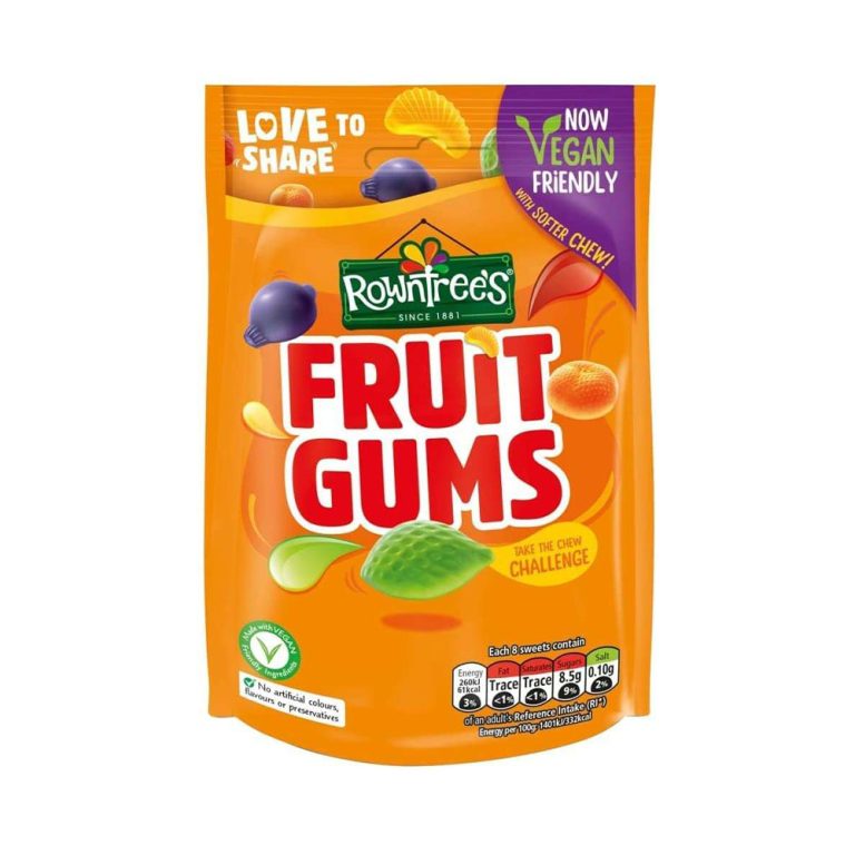 Rowntrees Fruit Gums 150g | Sweets Online